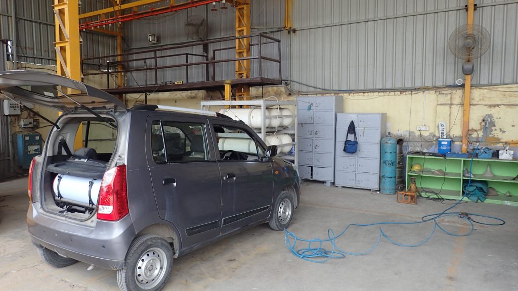 CNG Cascade System – Cylinder Hydrotesting Workshop